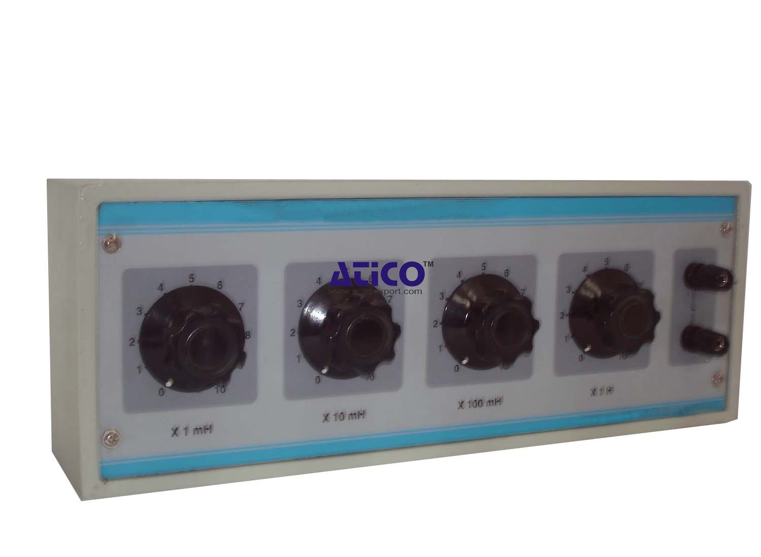 Decade Resistance Box - 4 Dials Manufacturer Supplier & Exporter- Atico ...