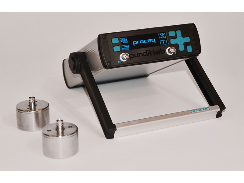Pundit Plus Ultrasonic Concrete Tester complete with two 54 kHz ...
